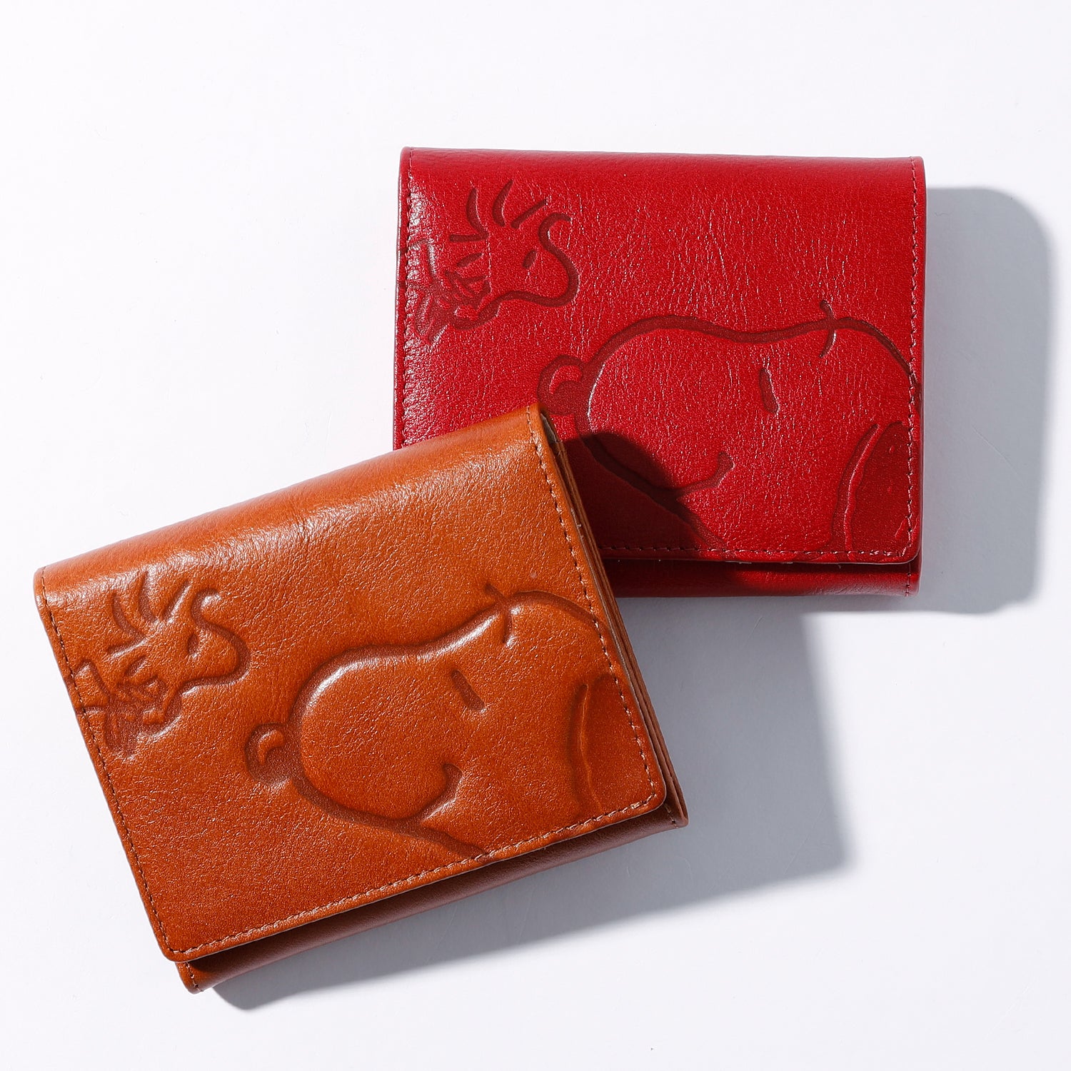 日常で使える大人のためのレザー雑貨、SNOOPY LEATHER COLLECTION（スヌーピーレザーコレクション）スマイルシリーズ 二つ ...